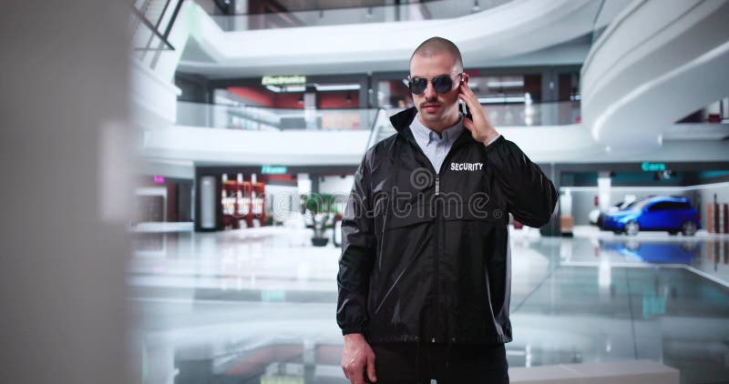 Mall or Retail Store Security Guard Stock Image - Image of medical ...