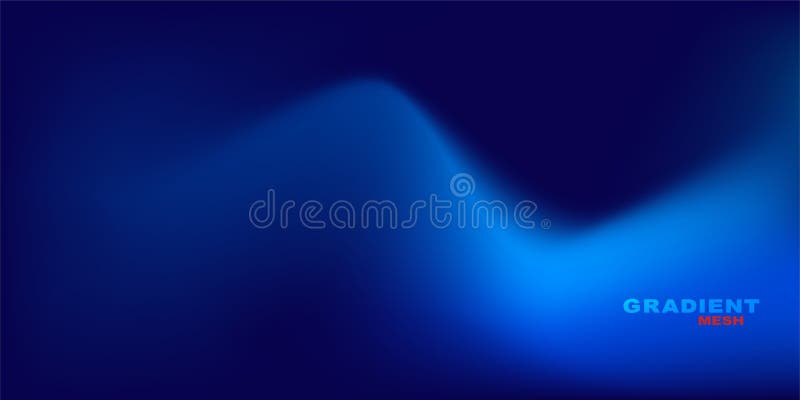 Malla De Gradiente Azul Fondo Hermoso Ilustración del Vector ...