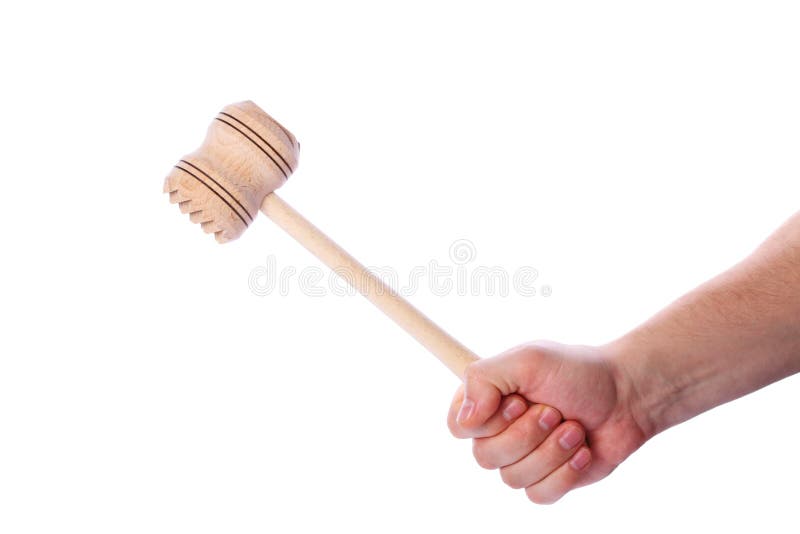 Mallet stock photo. Image of hammer, pork, kitchen, isolated - 11653184