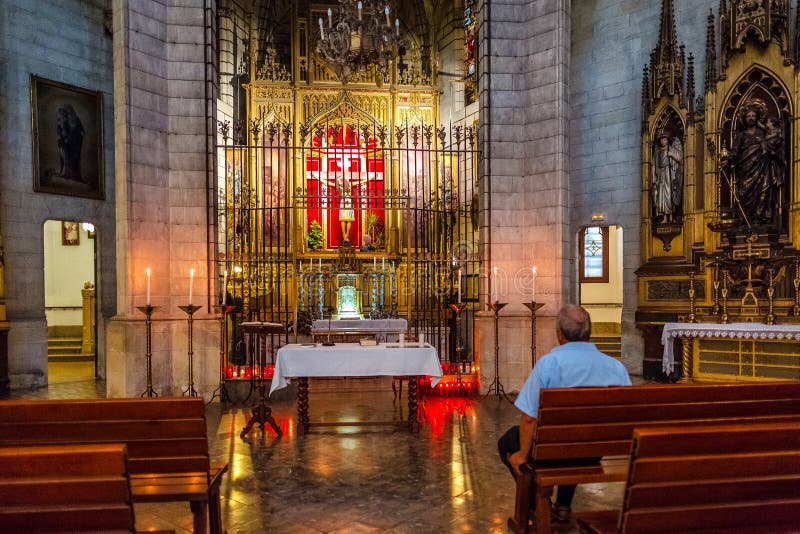 Mallorca Soller Cathedral Chapel Interior Editorial Stock Photo - Image ...