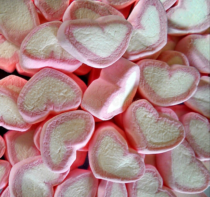 Mallows of love stock photo. Image of soft, mallows, shaped - 96521060