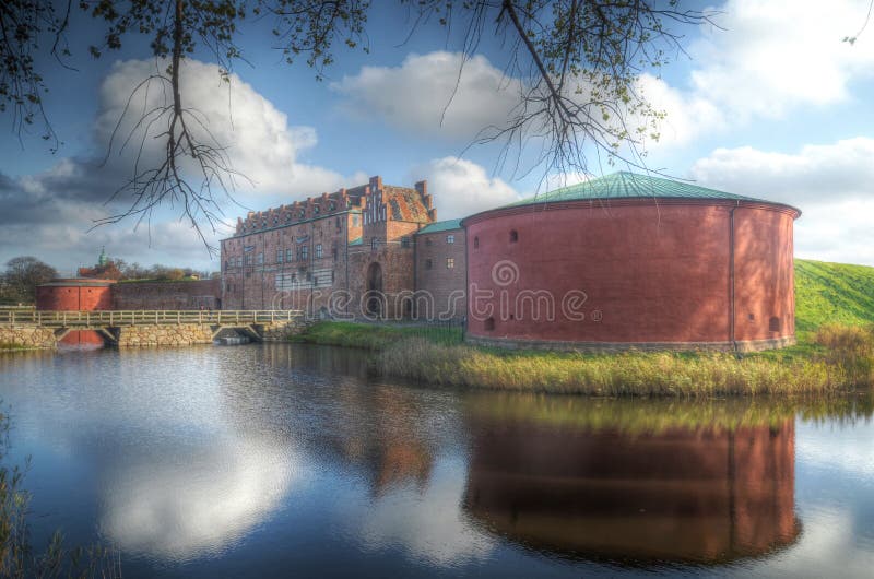 Walls of Malmo castle stock photo. Image of reeds, europe - 50615198