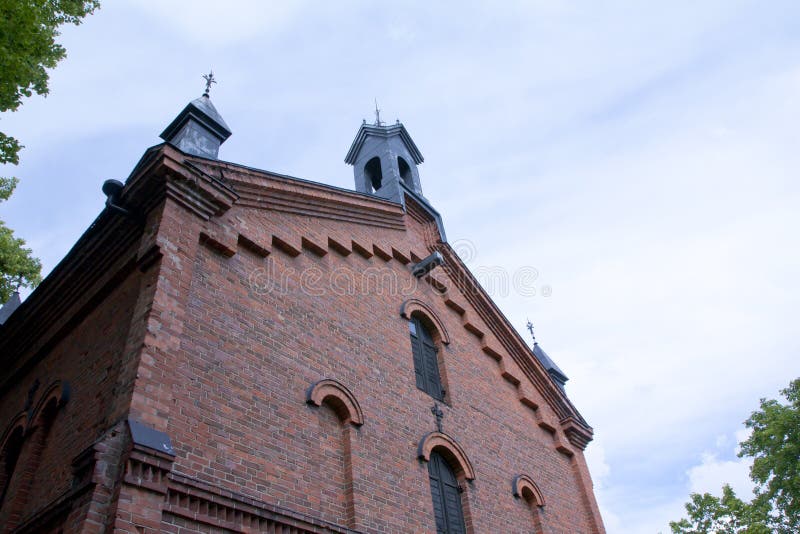 Malmgard, Finland. Red Brick Building. Stock Image - Image of ...