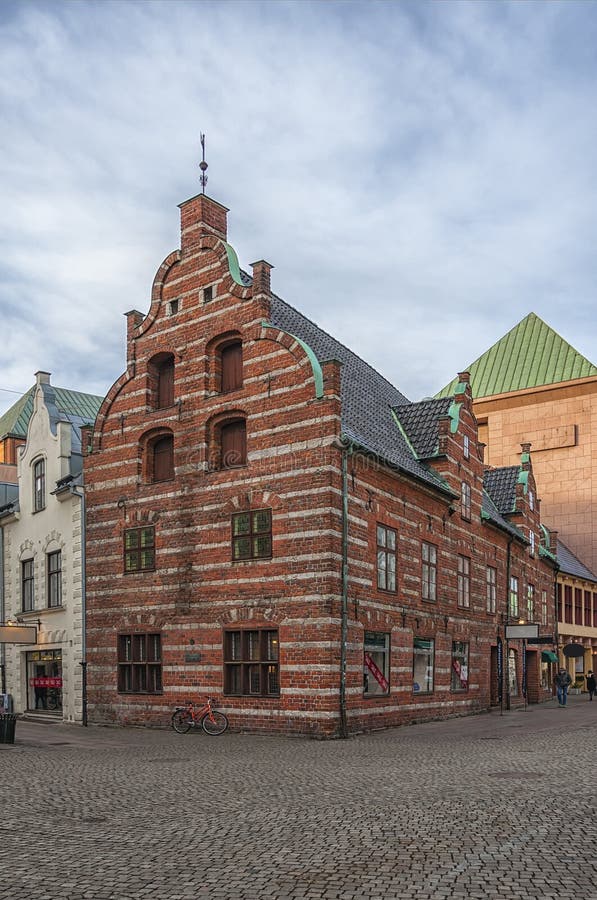 Malmo Old City Center Building Stock Image - Image of malmo ...
