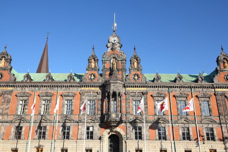 Malmo, Sweden stock photo. Image of exterior, malmo, hall - 18800114