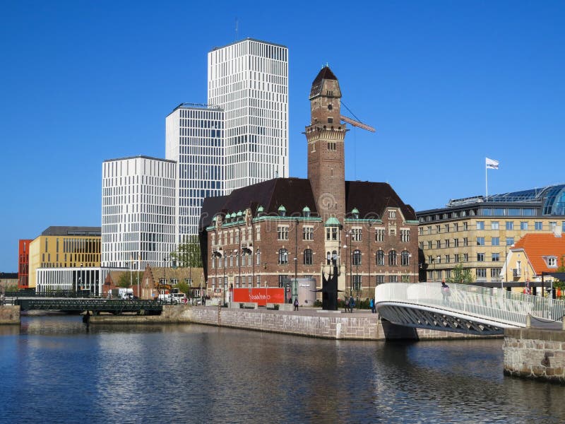 Malmo, Sweden stock photo. Image of design, reflection - 64282538