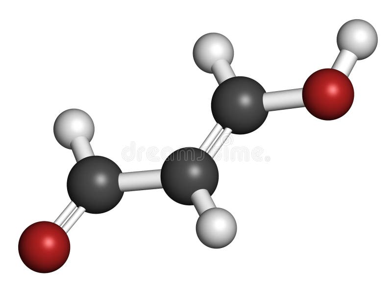Malondialdehyde MDA, Enol Form Molecule. Marker of Oxidative Stress and ...