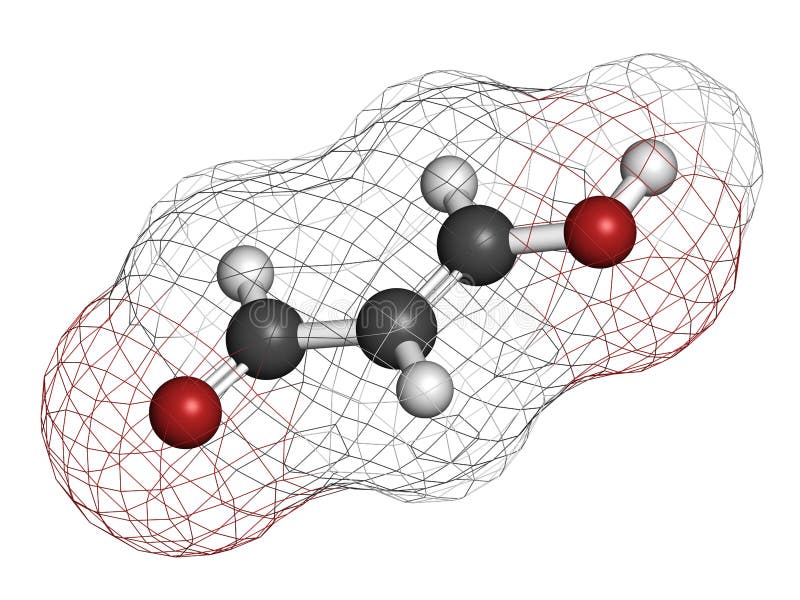 Malondialdehyde MDA, Enol Form Molecule. Marker of Oxidative Stress and ...