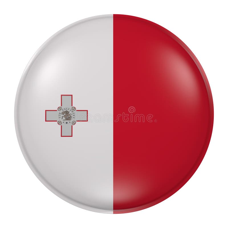Malta button stock illustration. Illustration of national - 85102992