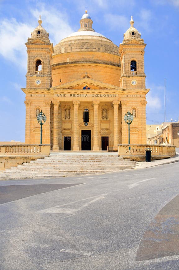 Malta, Church in Haz-Zebbug Stock Image - Image of building, maltese ...