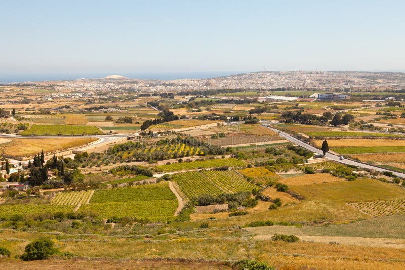 Malta Countryside, Mdina stock image. Image of mosta - 41973179