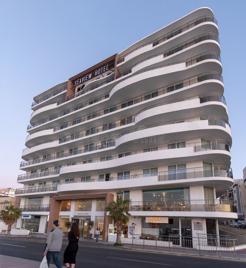 Seaview Hotel, Bugibba, Paul S Bay, Malta Editorial Photography - Image ...