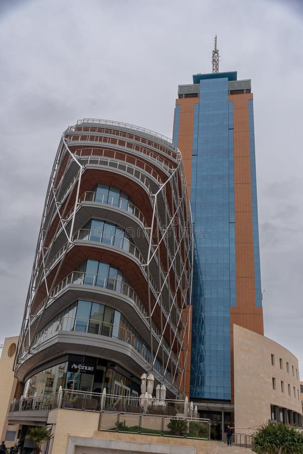 Portomaso Business Tower Valletta, Malta Editorial Stock Photo - Image ...
