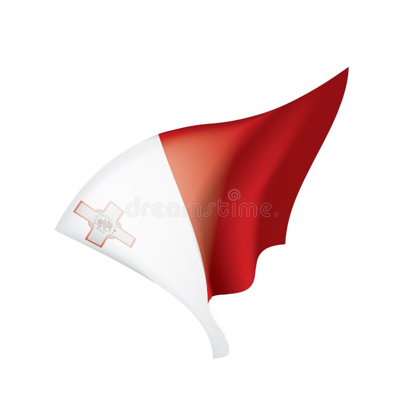 Malta Flag Vector Illustration Stock Illustration Illustration Of