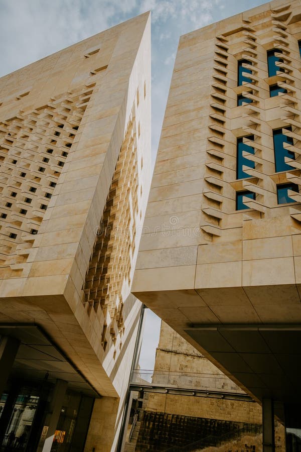 Malta Government Buildings stock image. Image of window - 374991521