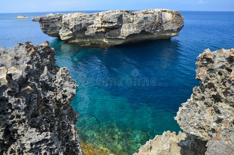 Malta, Gozo stock image. Image of rock, malta, mediterranean - 96372519