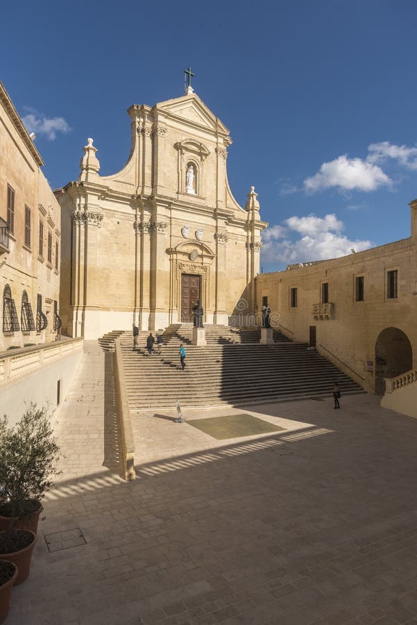 Il-Katidral Ta` GÄ§awdex Victoria Gozo Stock Image - Image of covered ...