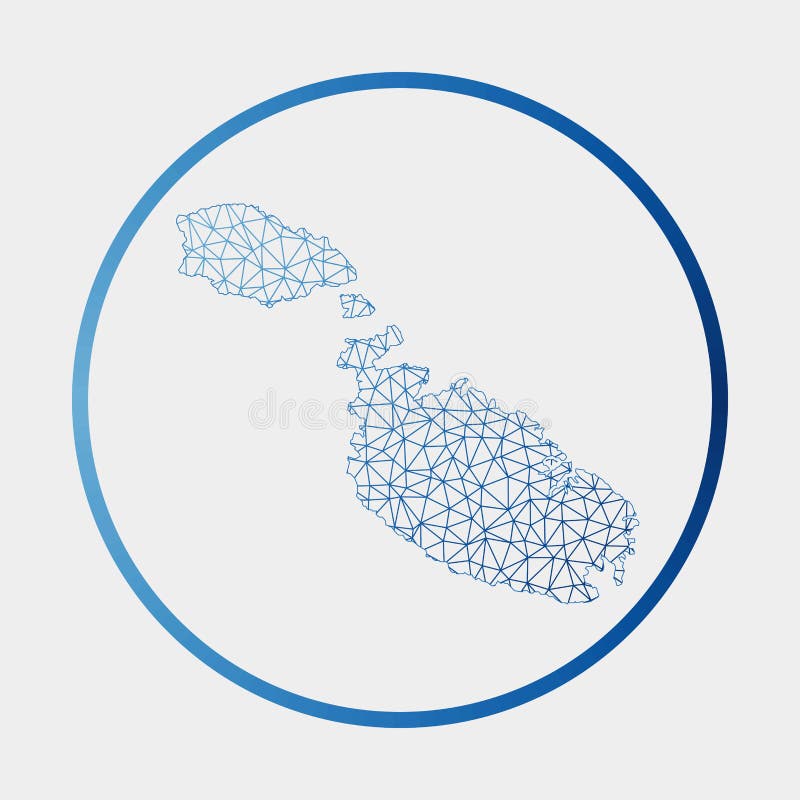Malta Map Icon Logo Vector Symbol Element Stock Vector - Illustration ...