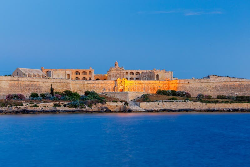 Malta. Manoel Island. stock image. Image of coastline - 97857109