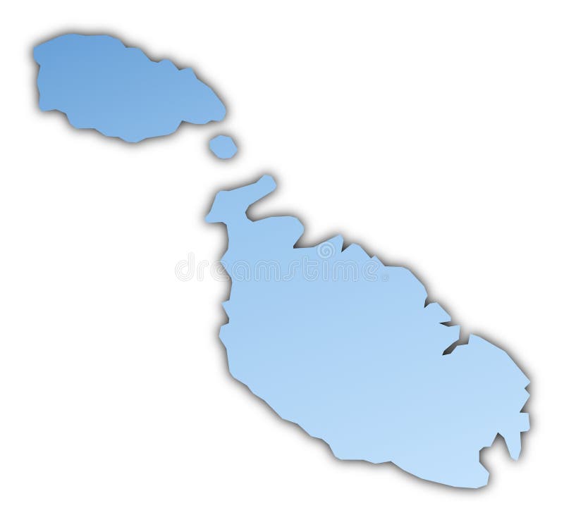 Malta map stock illustration. Illustration of blur, borders - 7272615