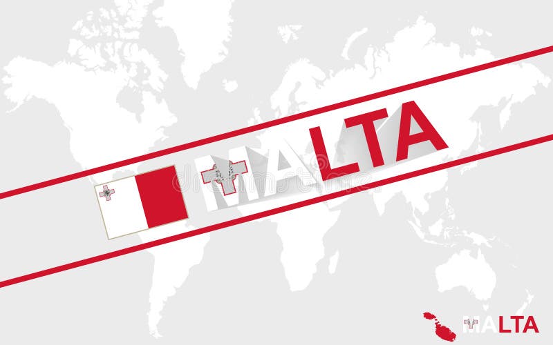 Word Malta World Map Background Stock Illustrations – 7 Word Malta ...