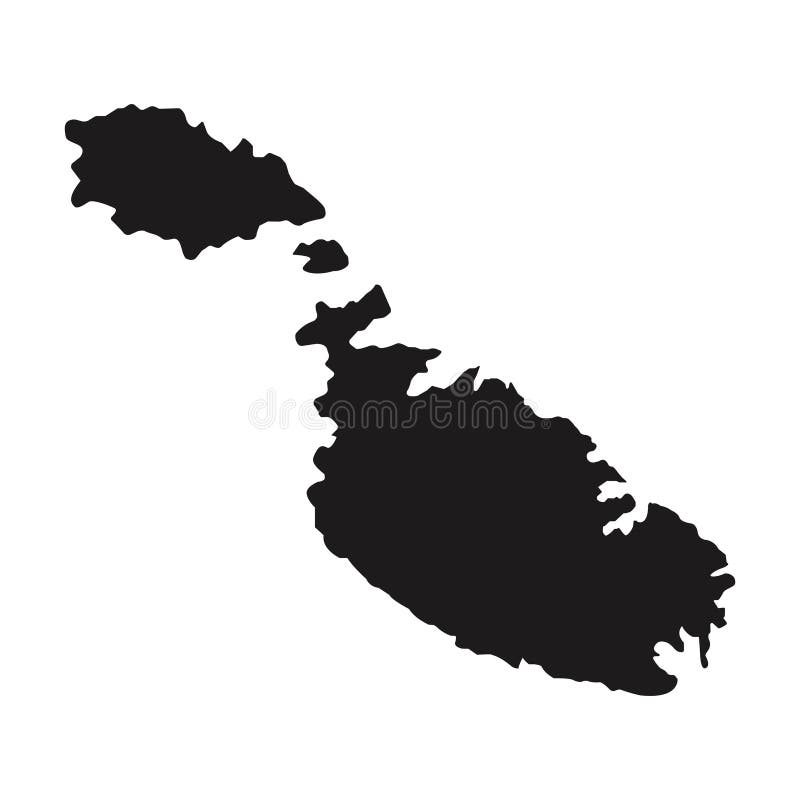 Malta map icon stock vector. Illustration of surface - 298011040