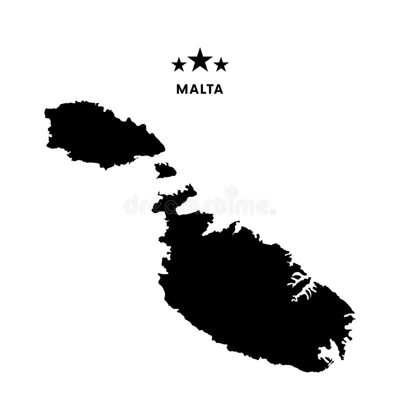 Malta Map. Vector Illustration. Stock Illustration - Illustration of ...