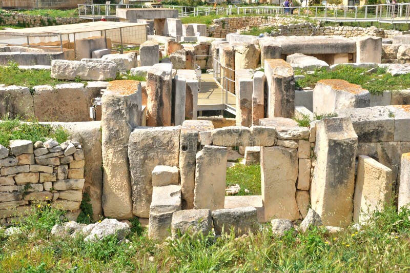 Mnajdra Neolithic Temples. Malta Stock Photo - Image of historic ...