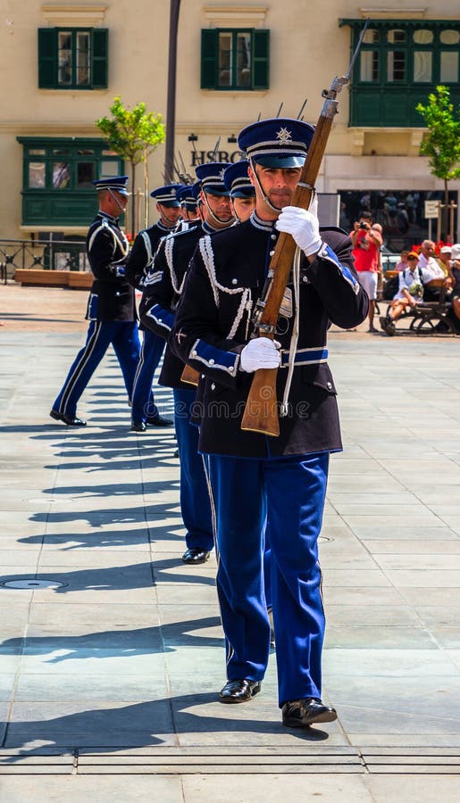 Malta Military Parade editorial image. Image of valletta - 34247610