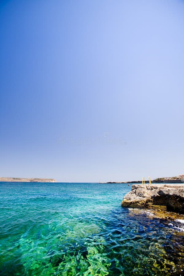 Malta ocean stock image. Image of beautiful, beach, called - 179548237