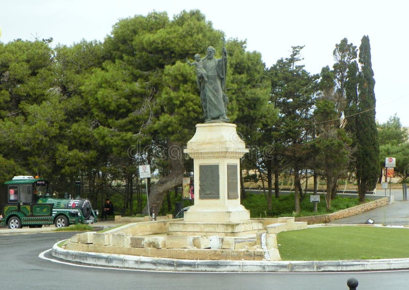 Malta, Rabat, Saint Joseph with the Infant Jesus Chris Editorial Stock ...