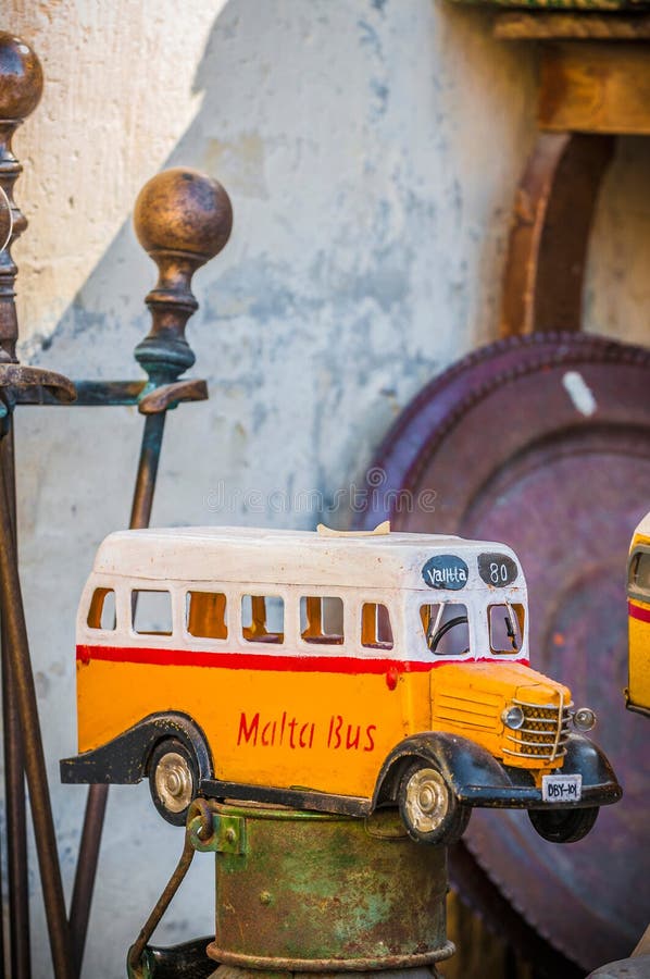 Malta S Colourful Buses in Gozo. Editorial Photo - Image of european ...