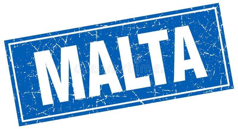 Malta stamp stock vector. Illustration of texture, sign - 125008518