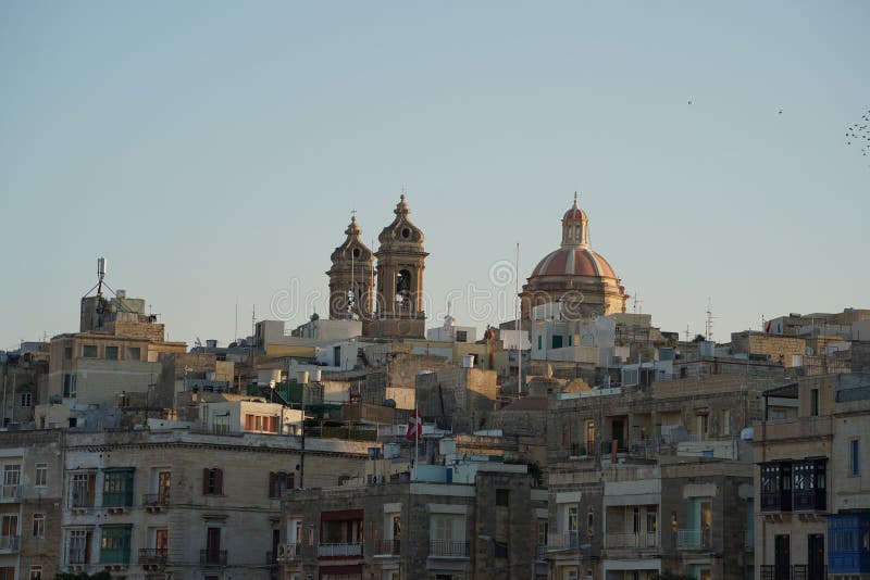 Malta the Three Cities at Sunset - Vittoriosa, Senglea & Cospicua ...