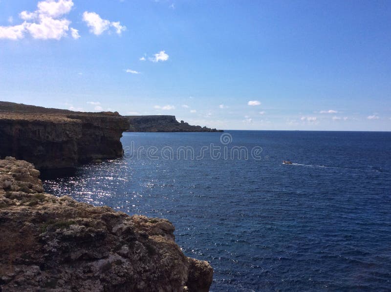 Malta View stock photo. Image of mellieha, fields, island - 88361592