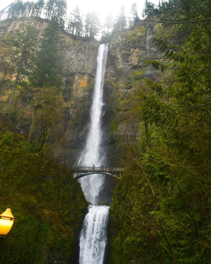 Maltanoma Waterfalls Oregon Cascade Locks Stock Photo - Image of oregon ...