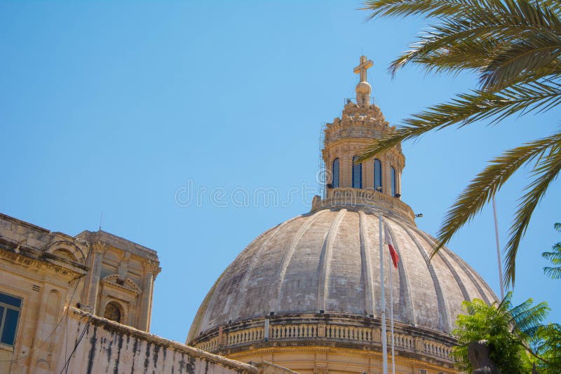 Maltese church stock image. Image of monuments, monument - 75434259