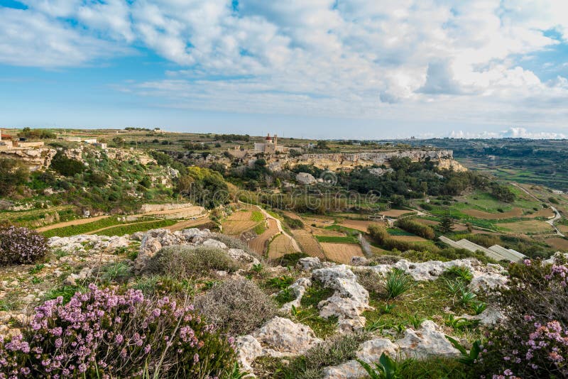 Maltese countryside stock image. Image of farm, maltese - 37502409