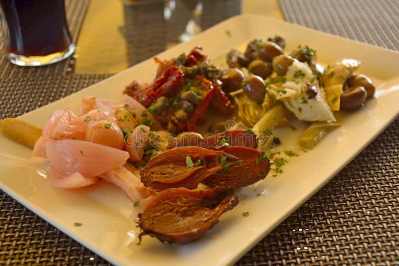 Maltese platter antipasti stock image. Image of food - 68799683