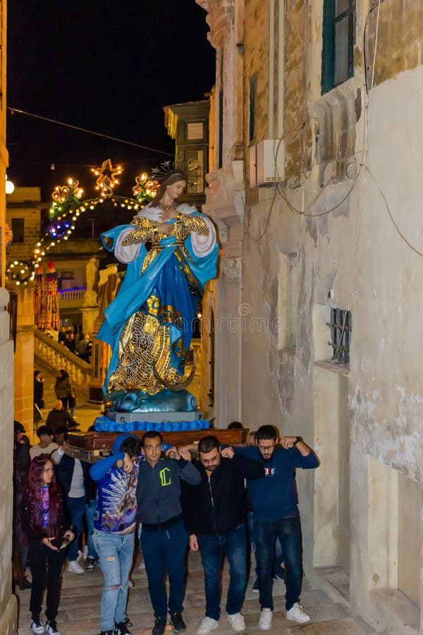 Maltese Village Feast of Cospicua 2023 Editorial Photography - Image of ...