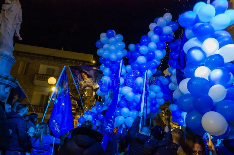 Maltese Village Feast of Cospicua 2023 Editorial Photo - Image of ...