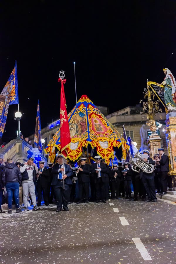 Maltese Village Feast of Cospicua 2023 Editorial Photography - Image of ...
