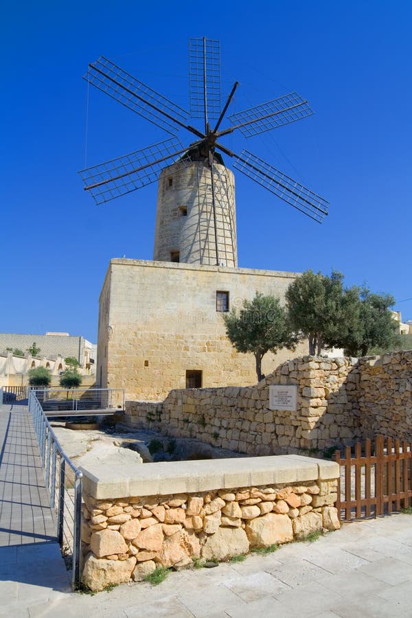 Maltese windmill stock image. Image of ecology, shape - 5477949