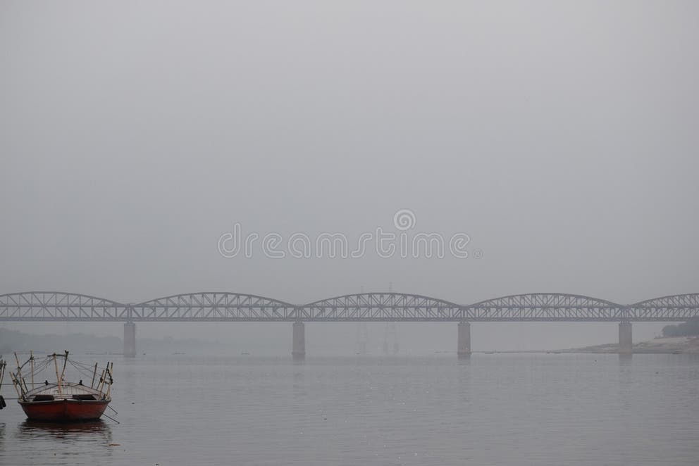 Malviya Bridge stock image. Image of decker, malviya - 96736479