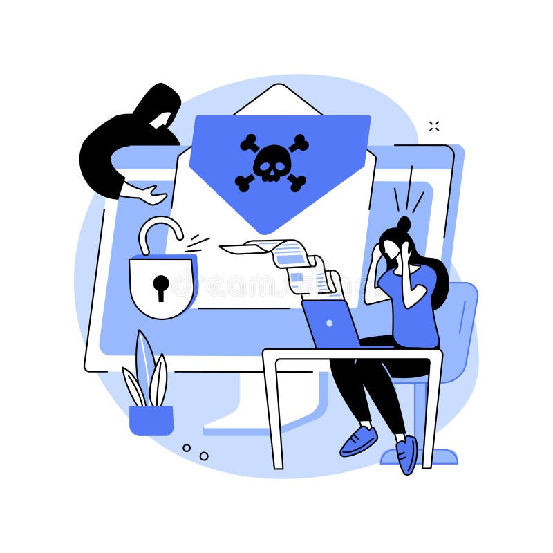 Malware Abstract Concept Vector Illustration Stock Vector ...