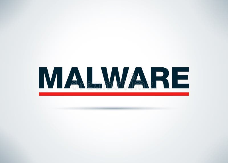 Malware Abstract Flat Background Design Illustration Stock Illustration ...