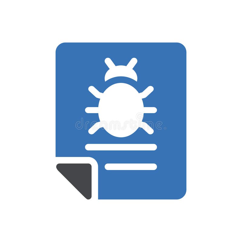 Malware file stock vector. Illustration of information - 216656164