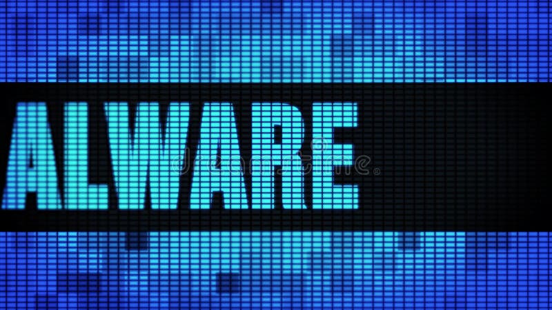 Malware Front Text Scrolling LED Wall Pannel Display Sign Board Stock ...