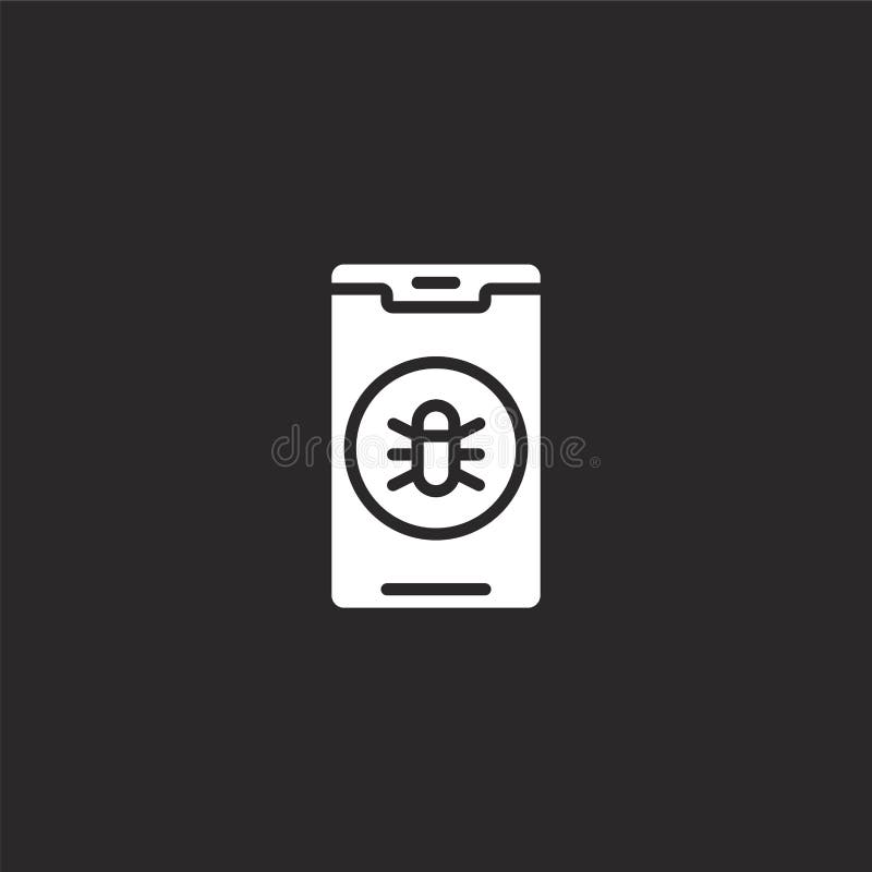 Malware Icon. Filled Malware Icon for Website Design and Mobile, App ...