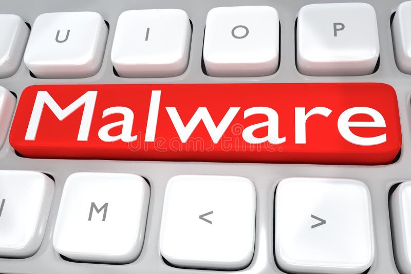 Malware - media concept stock illustration. Illustration of danger ...